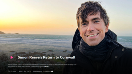 TV review: ‘Simon Reeve’s Return to Cornwall’ (2023) – N S Ford